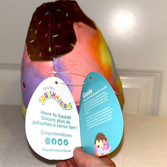 Squishmallows | Toys | Nwt 8 Glady The Ice Cream Sundae Squishmallow ...
